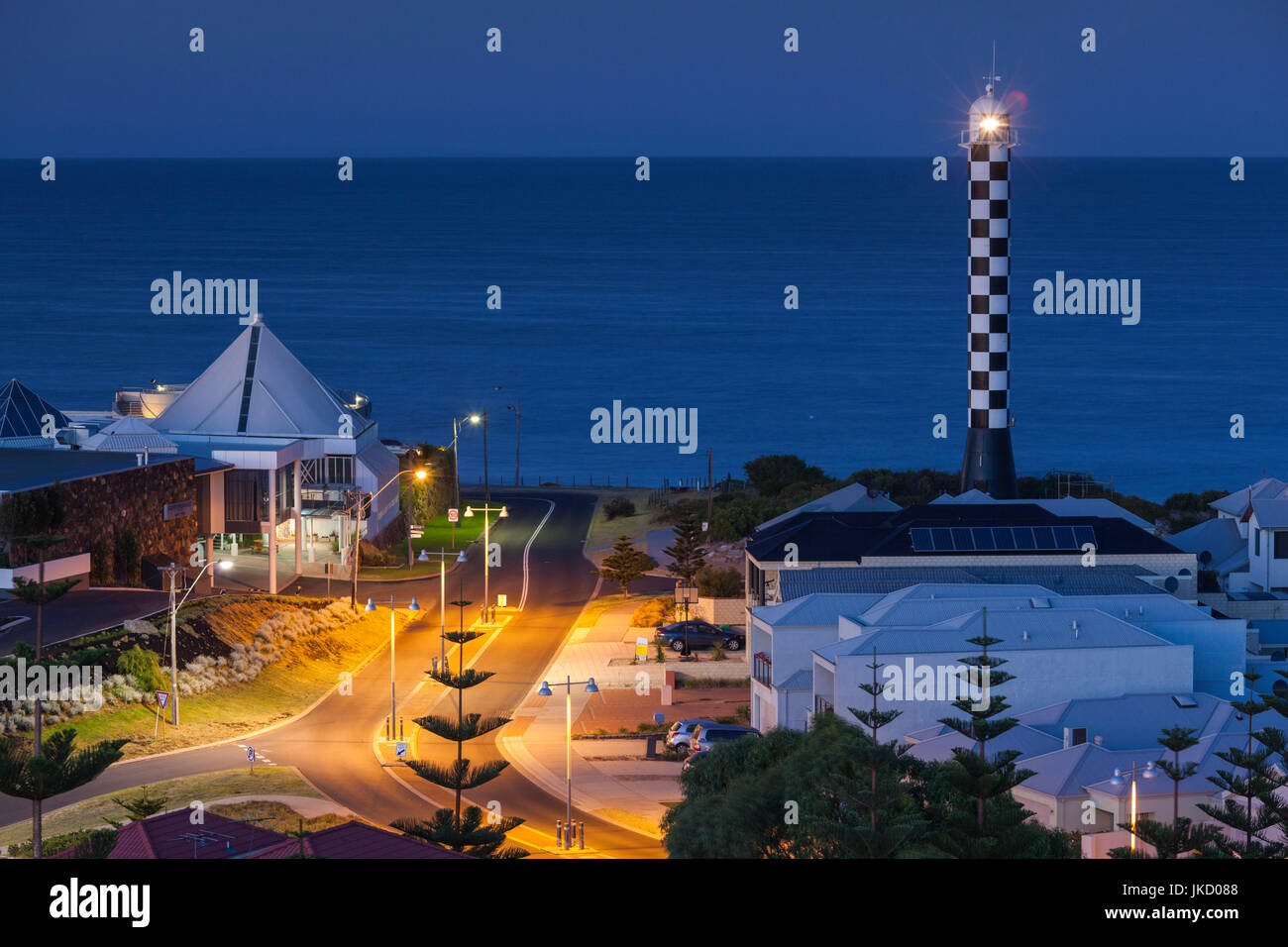Australia, Western Australia, Bunbury, Bunbury Lighthouse, dawn Stock ...