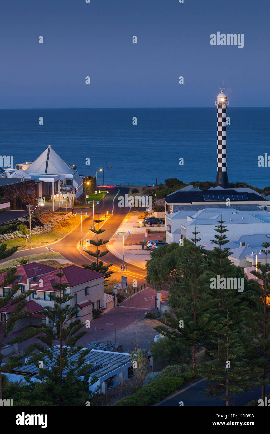 Australia, Western Australia, Bunbury, Bunbury Lighthouse, dawn Stock ...