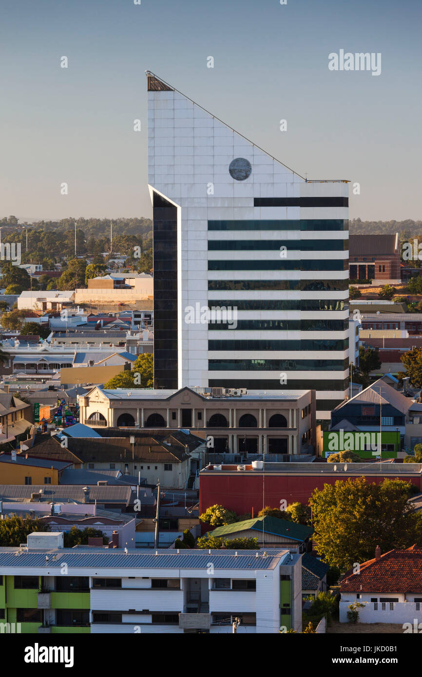 Australia, Western Australia, Bunbury, elevated town view from Marlston ...