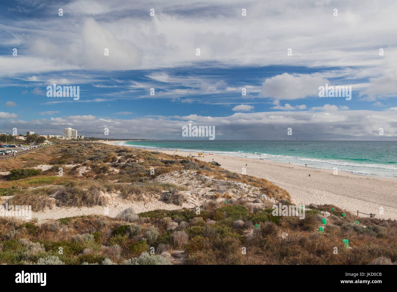 Australia, Western Australia, Cottesloe, Cottesloe Beach Stock Photo ...