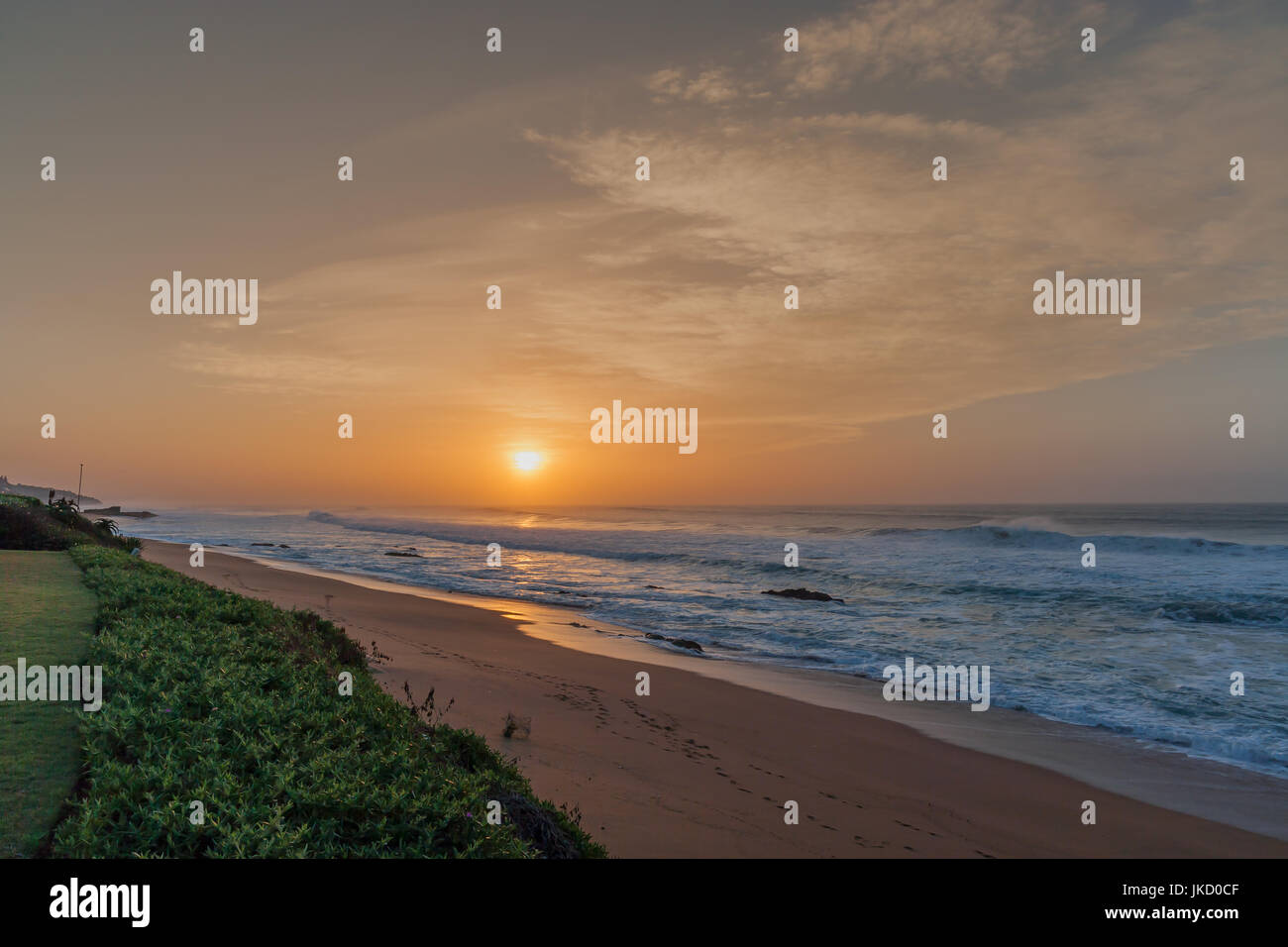 Salt Rock beach sunrise Stock Photo - Alamy