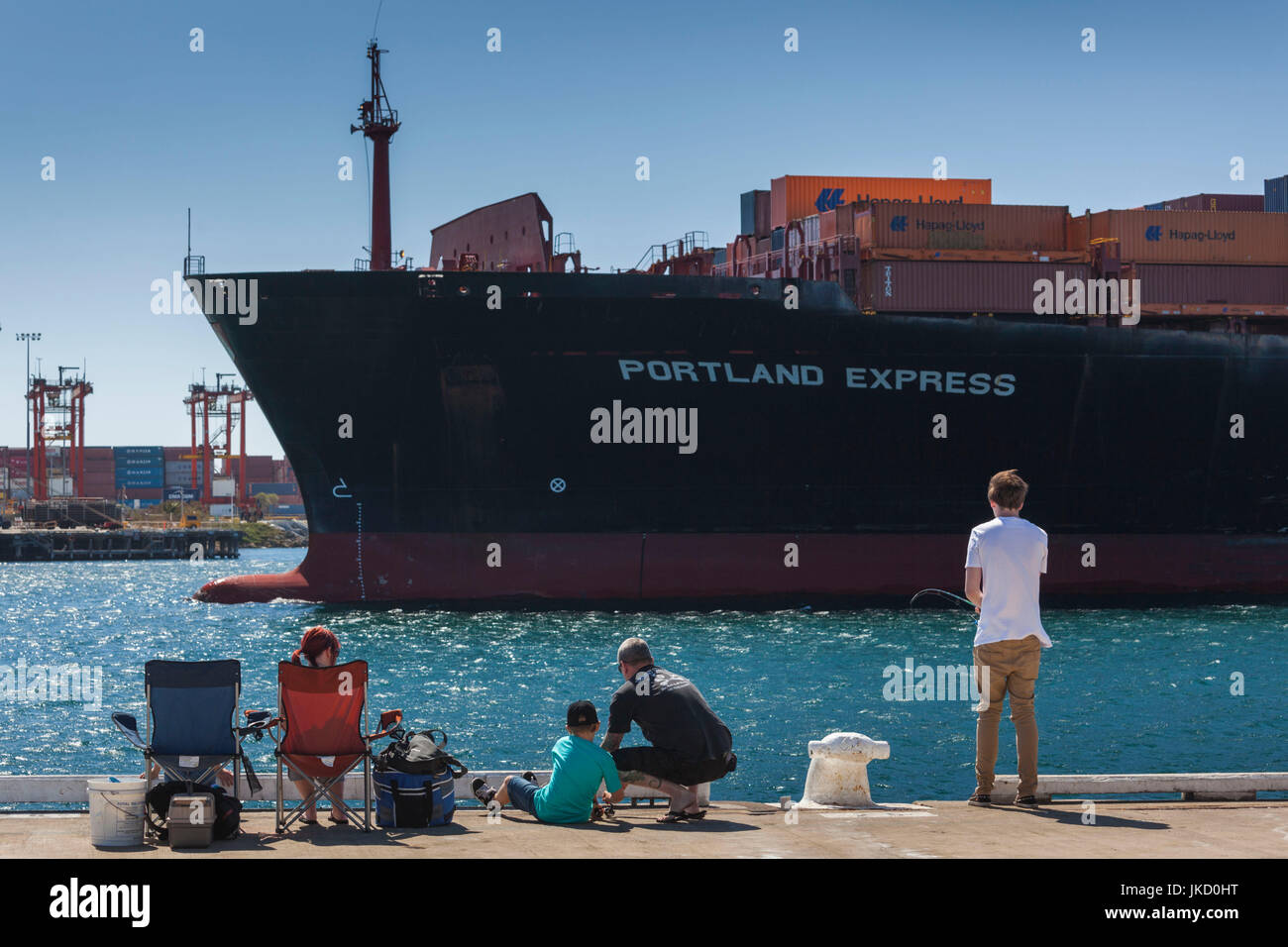 Australia, Western Australia, Freemantle, Freemantle Port, commercial ...