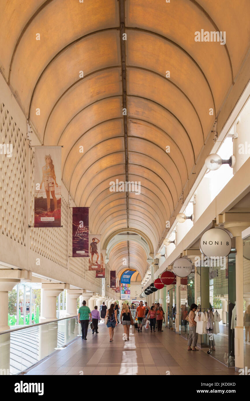 Australia, Western Australia, Perth, Forrest Place, elevated walkway ...