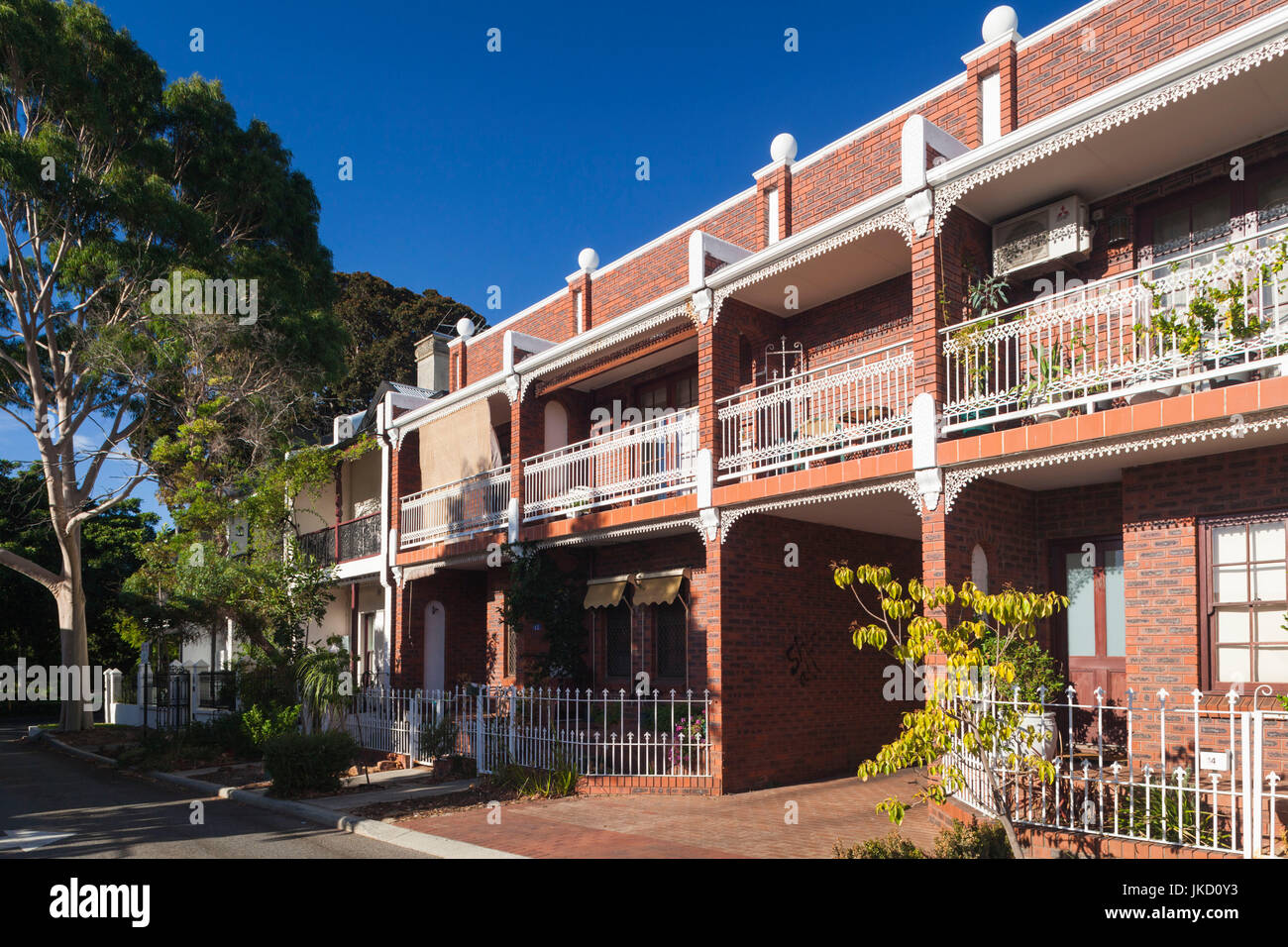 Row houses along hi-res stock photography and images - Alamy