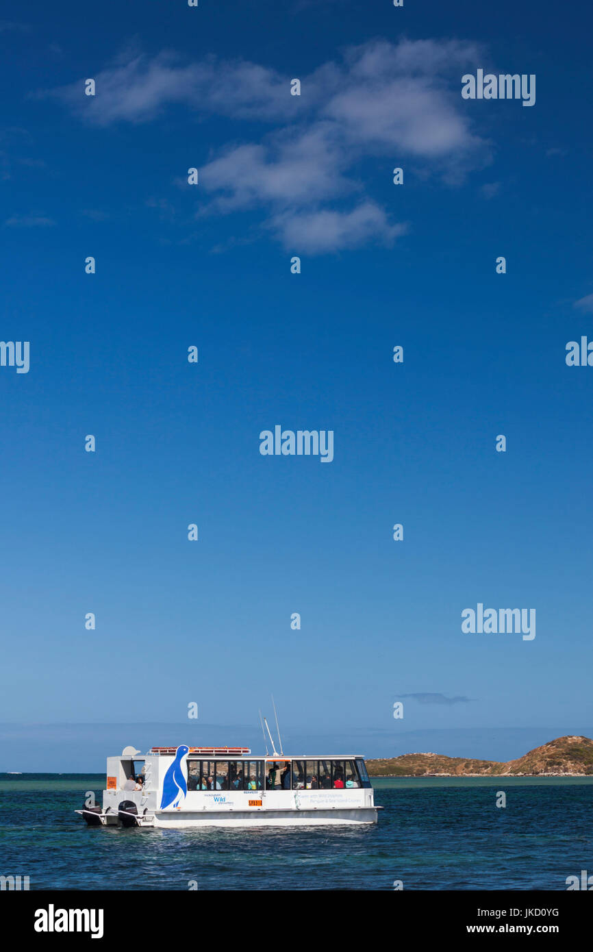 Australia, Western Australia, Rockingham, ferry to Penguin Island Stock ...
