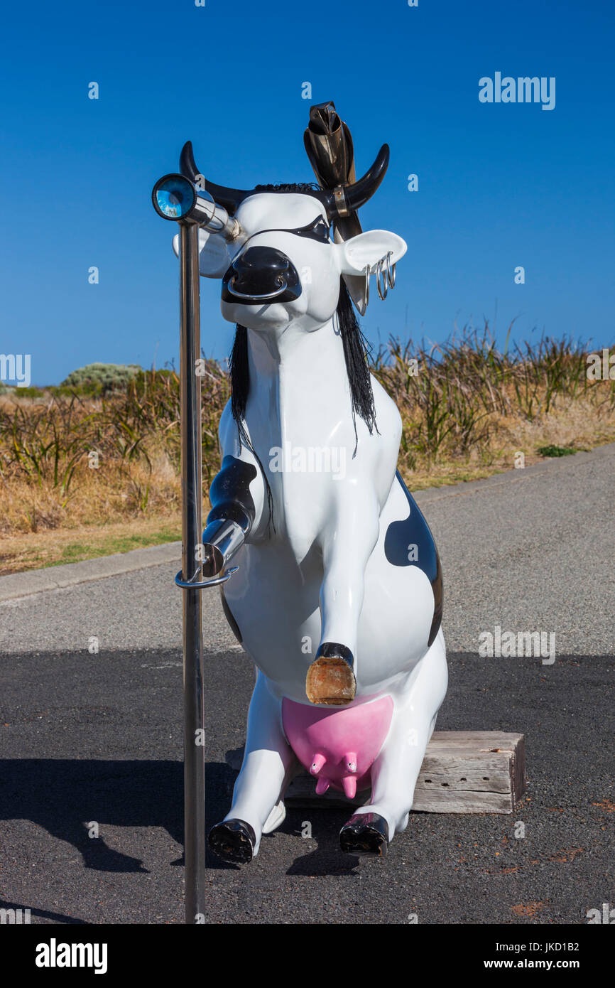 Australia, Western Australia, The Southwest, Cape Leeuwin, pirate cow ...