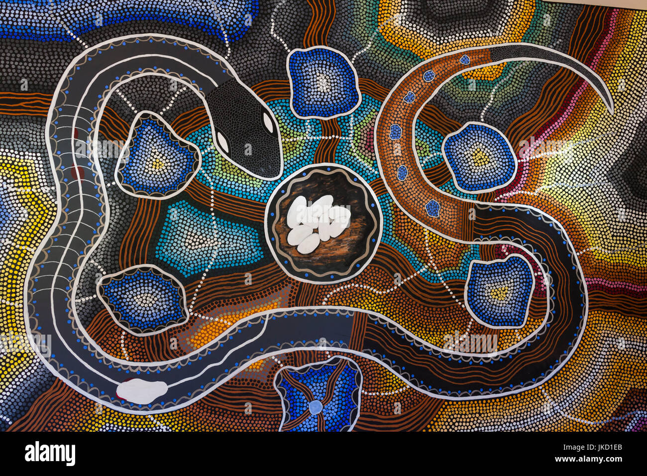 Aboriginal mural hi-res stock photography and images - Alamy
