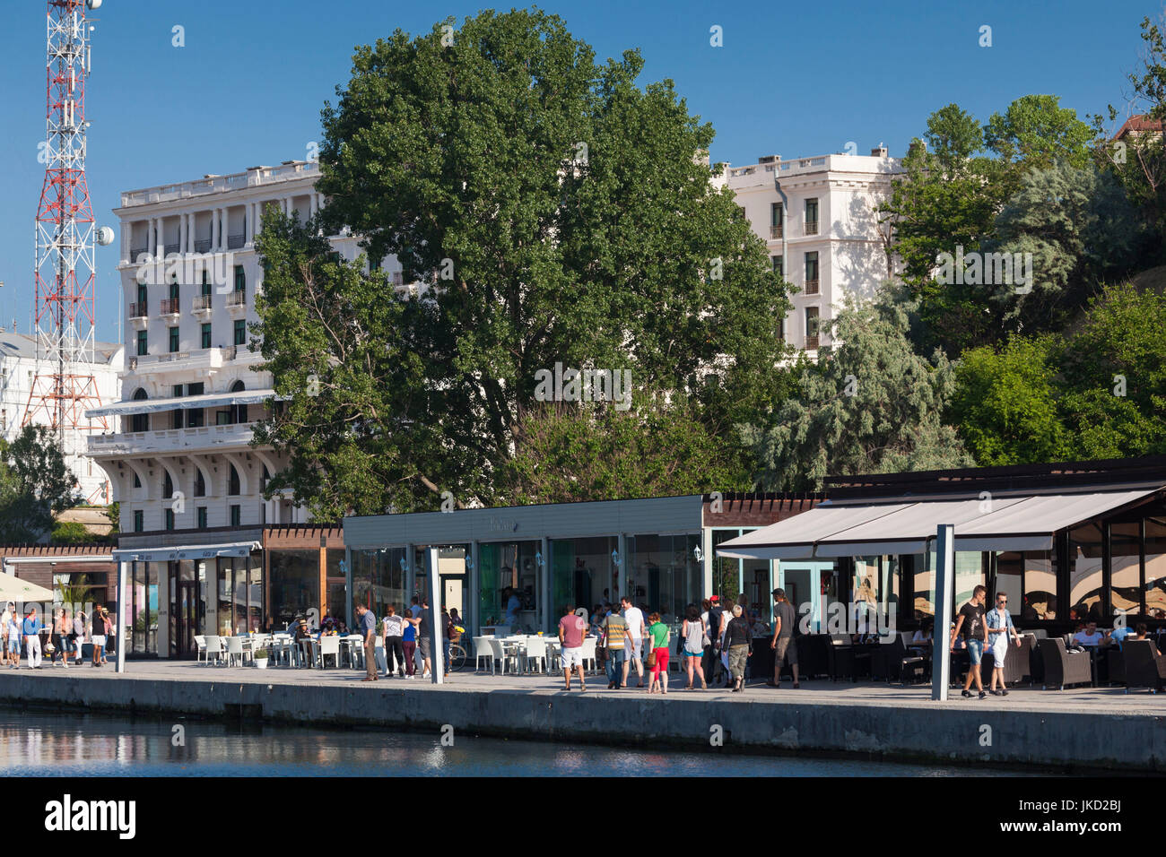 Romania, Black Sea Coast, Constanta, Tomis Tourist Port and Marina ...