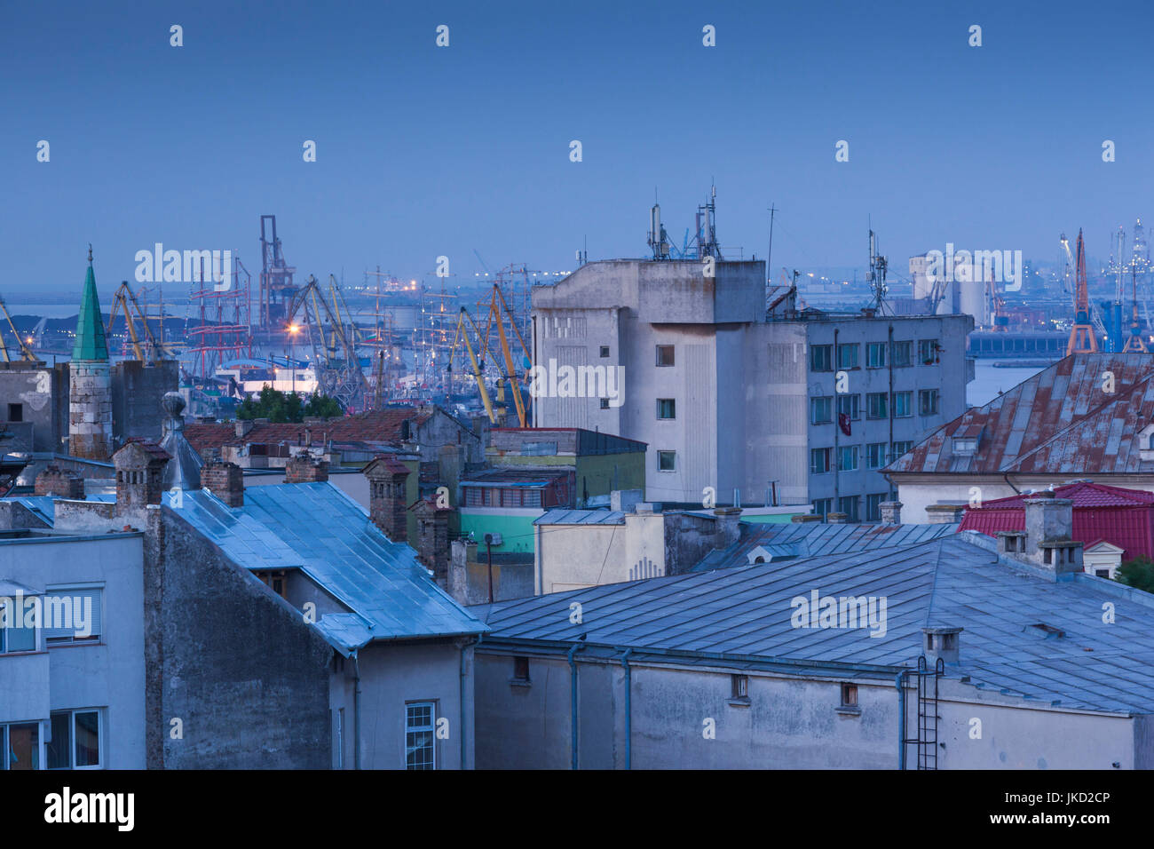 Elevated view of the constanta port hi-res stock photography and images ...