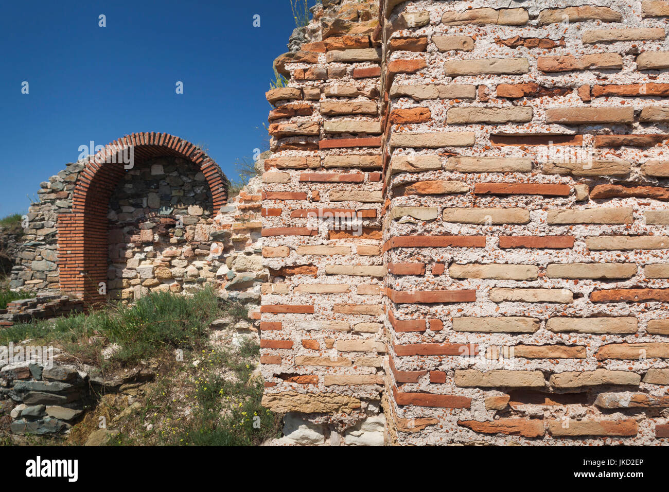 Romania, Black Sea Coast, Histria, ruins of oldest Romanian town built ...