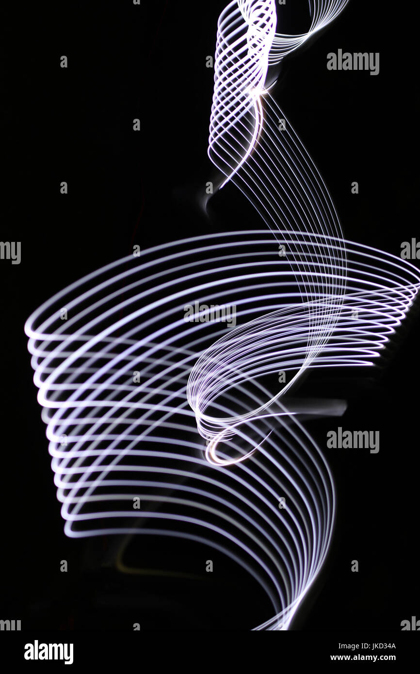 Modern Light Art motion blur photography Stock Photo - Alamy