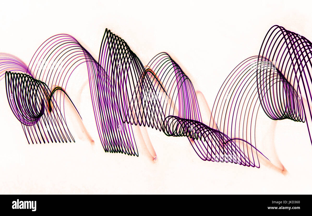 Modern Light Art motion blur photography Stock Photo - Alamy