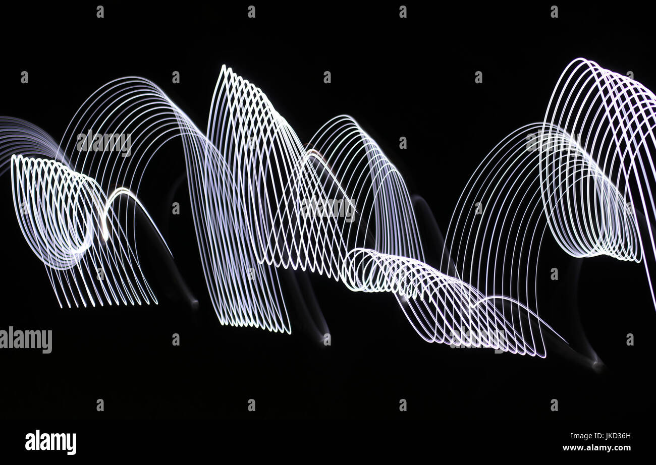 Modern Light Art motion blur photography Stock Photo - Alamy