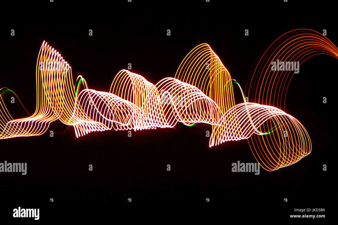 Modern Light Art motion blur photography Stock Photo - Alamy
