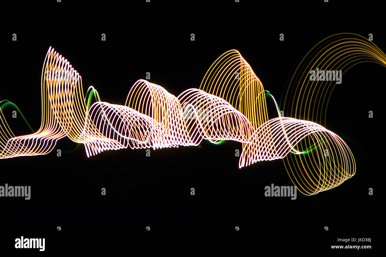 Modern Light Art motion blur photography Stock Photo - Alamy