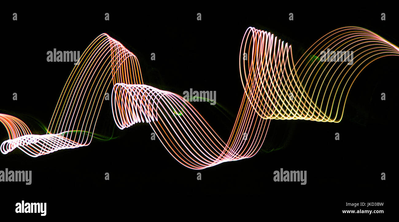 Modern Light Art motion blur photography Stock Photo - Alamy