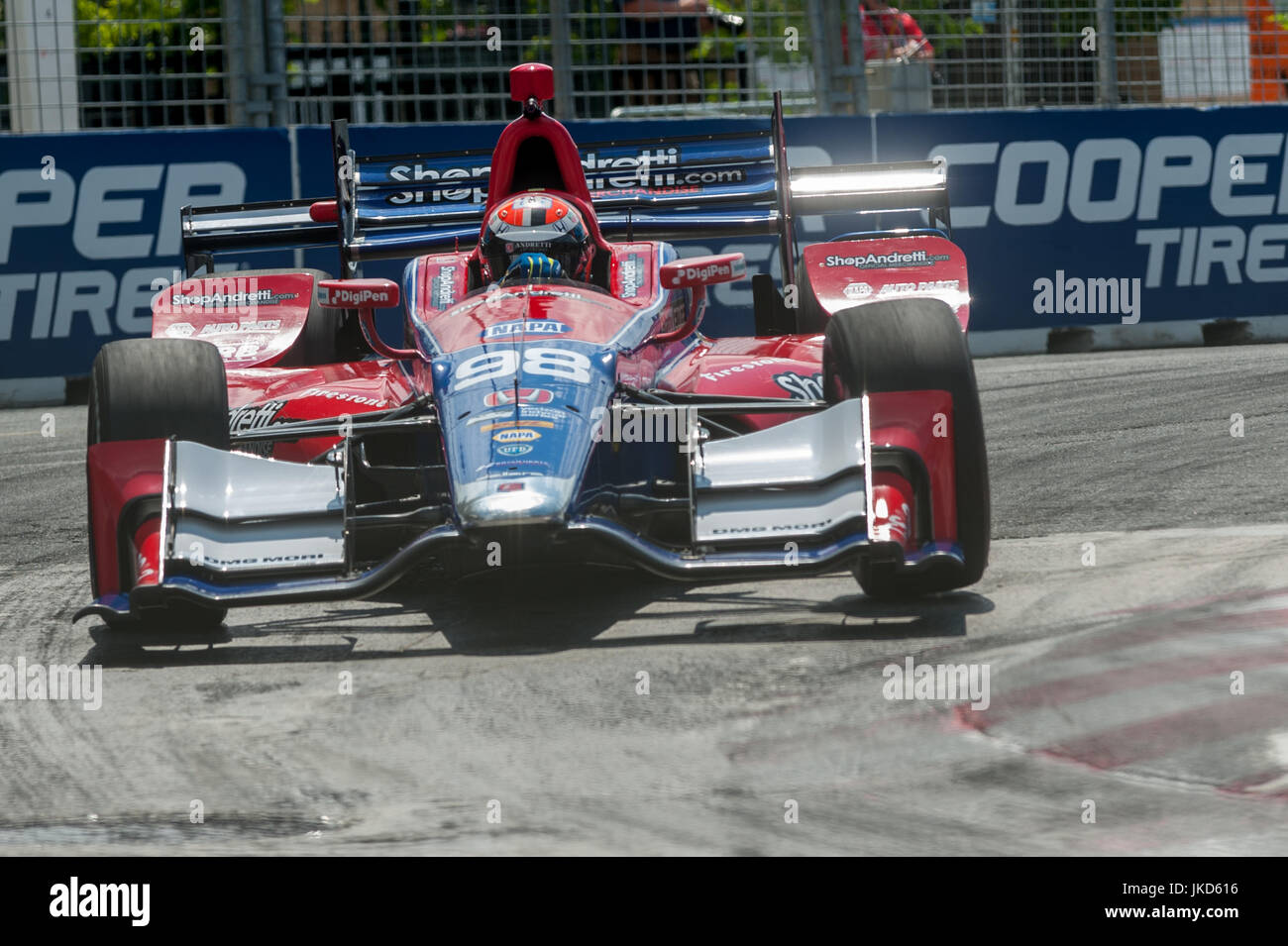 TORONTO, ON - JULY 16: Alexander Rossi (USA) (#98) during the Verizon ...