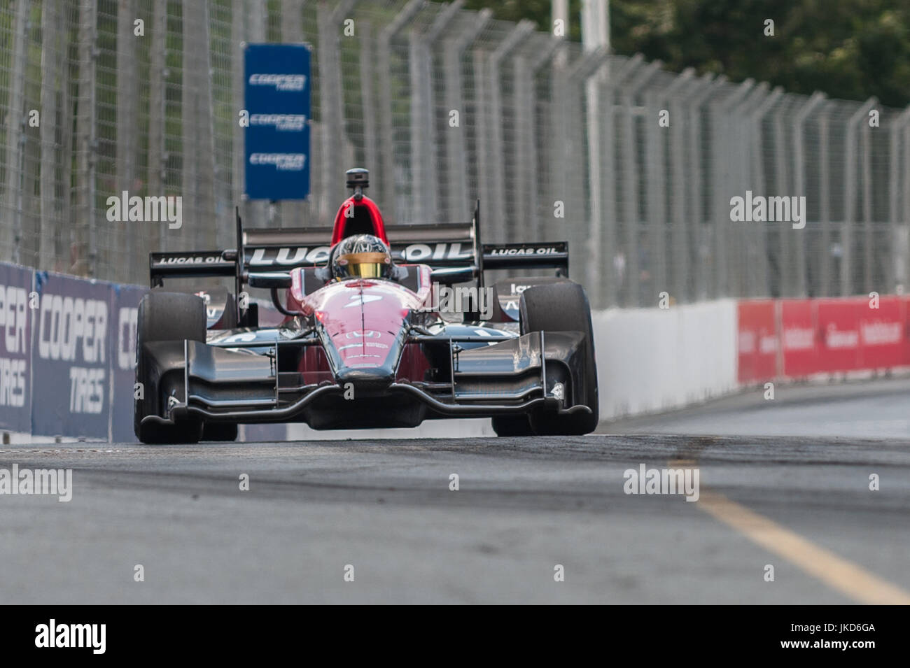 TORONTO, ON - JULY 16: Mikhail Aleshin (Rus) (#7) during the Verizon ...