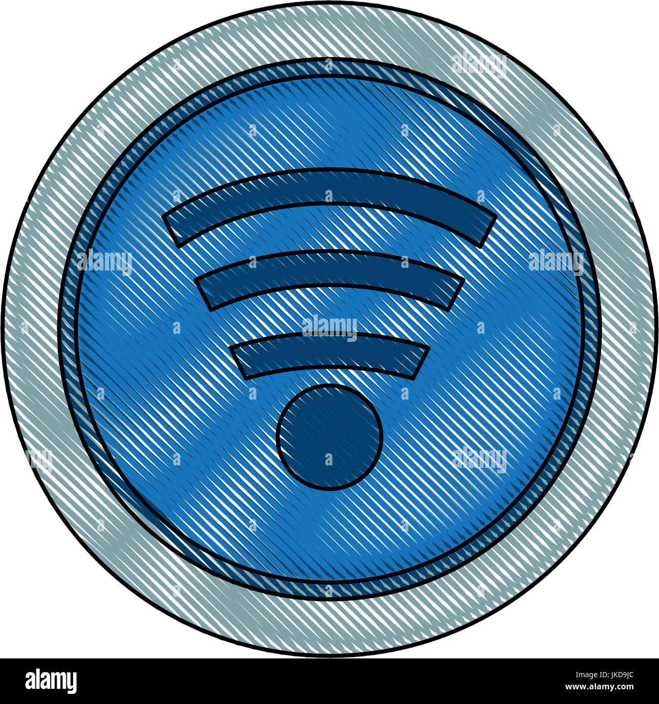 wifi icon wireless internet sign communication technology symbol Stock ...