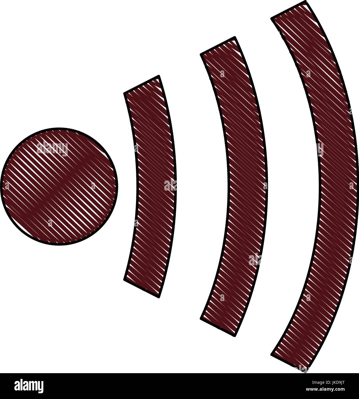 wifi icon wireless internet sign communication technology symbol Stock ...