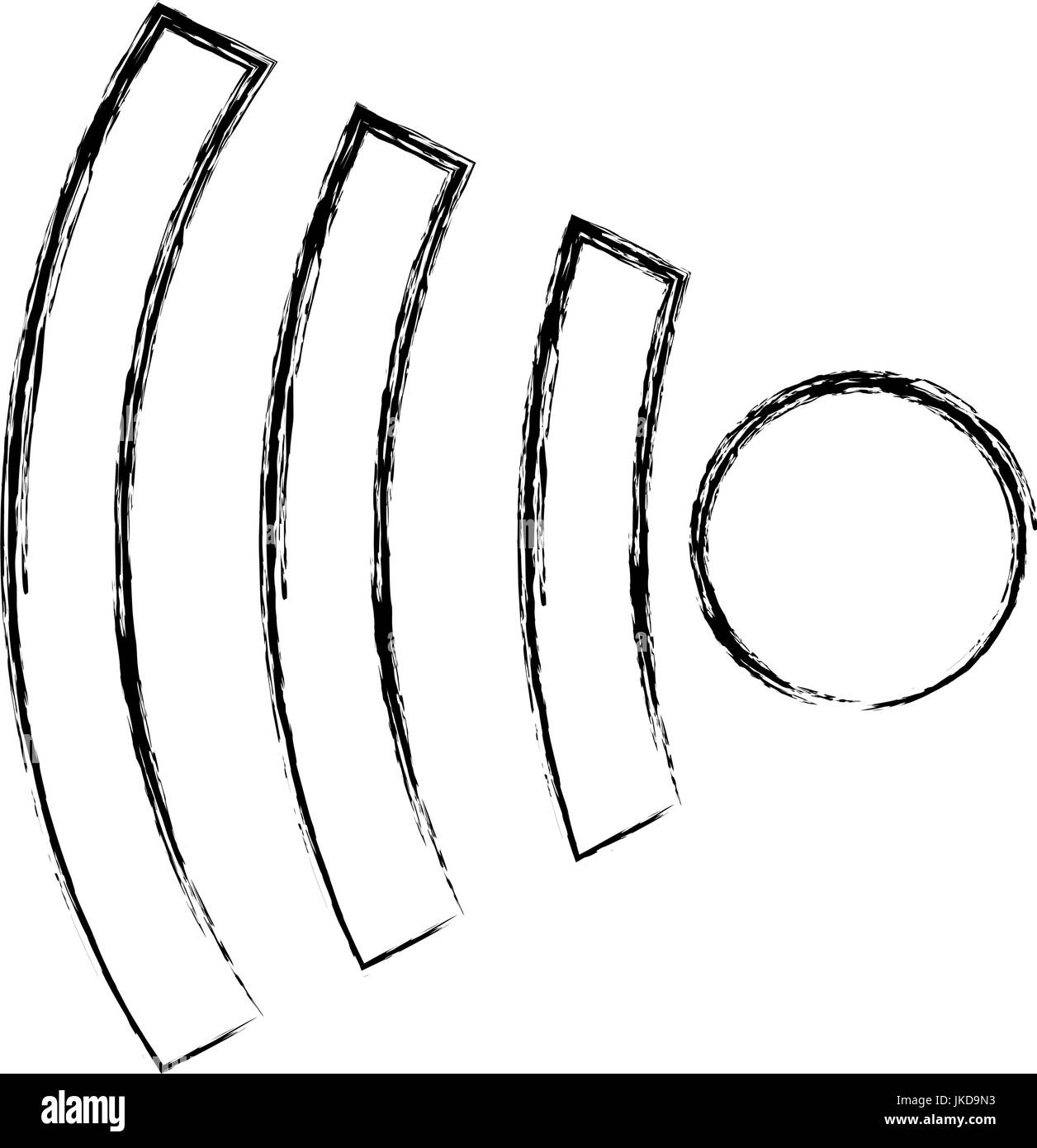 wifi icon wireless internet sign communication technology symbol Stock ...