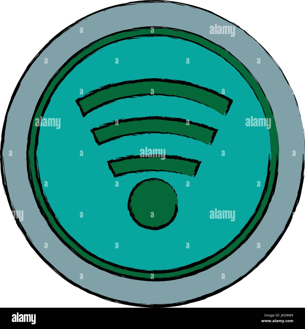 wifi icon wireless internet sign communication technology symbol Stock ...