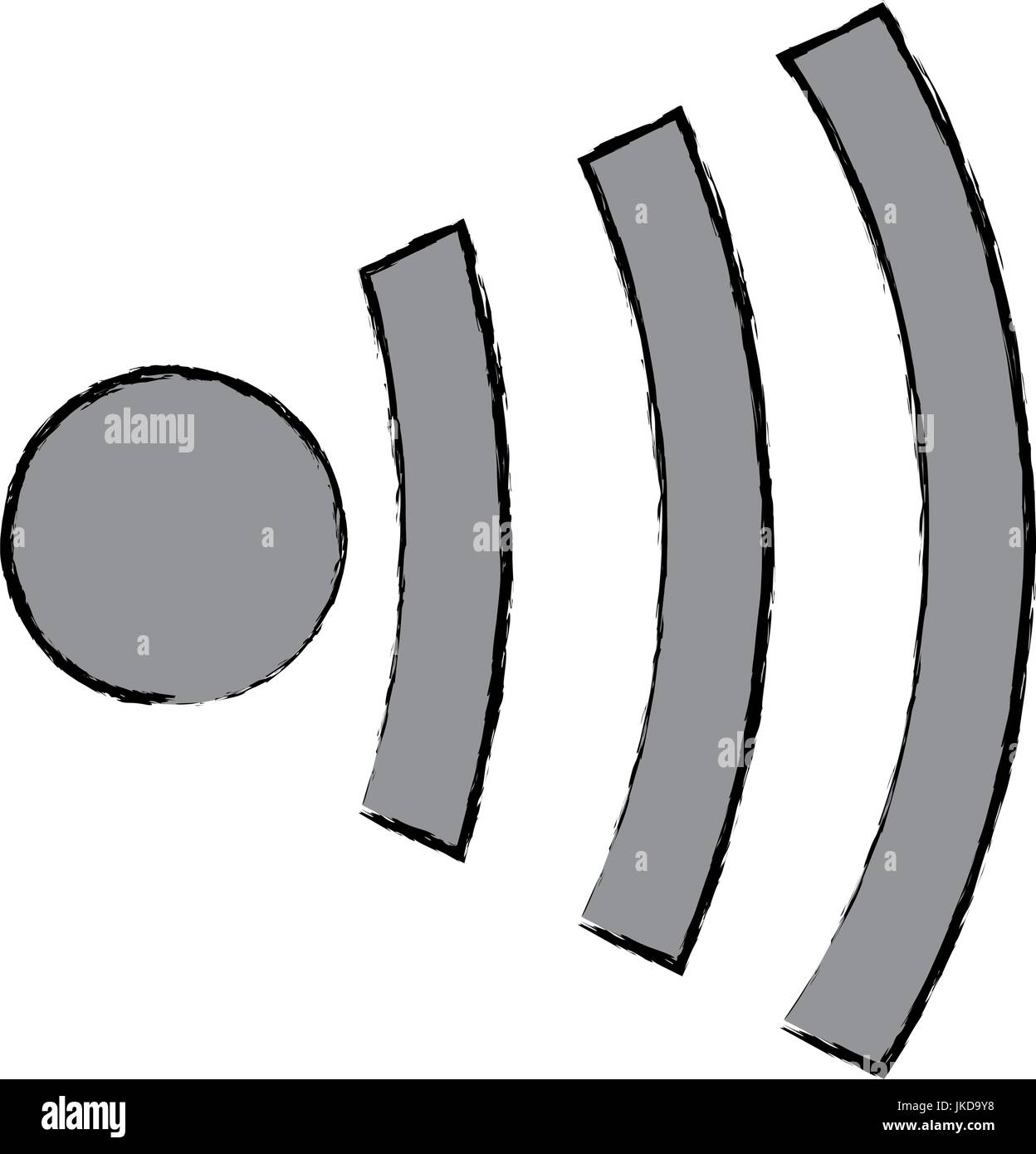 wifi icon wireless internet sign communication technology symbol Stock ...