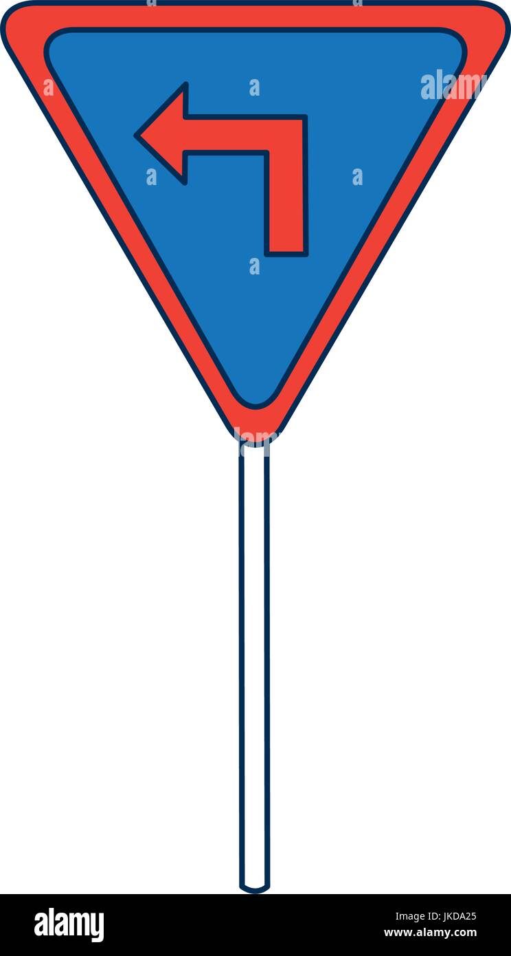 traffic signal information with arrow icon Stock Vector Image & Art - Alamy