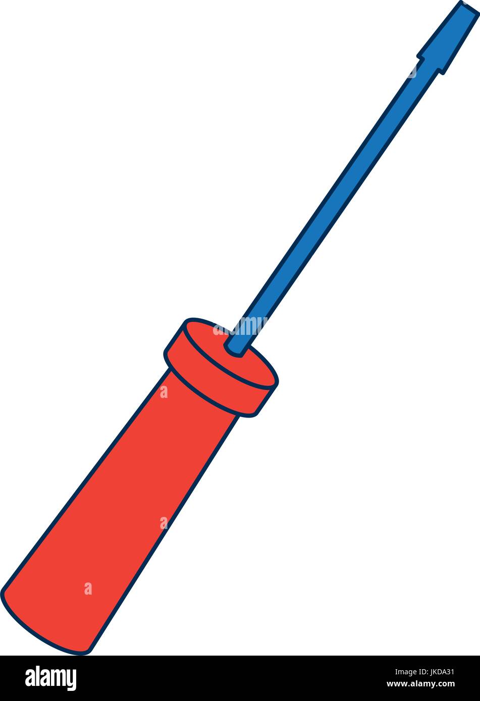 screwdriver icon tool object support technology Stock Vector Image ...