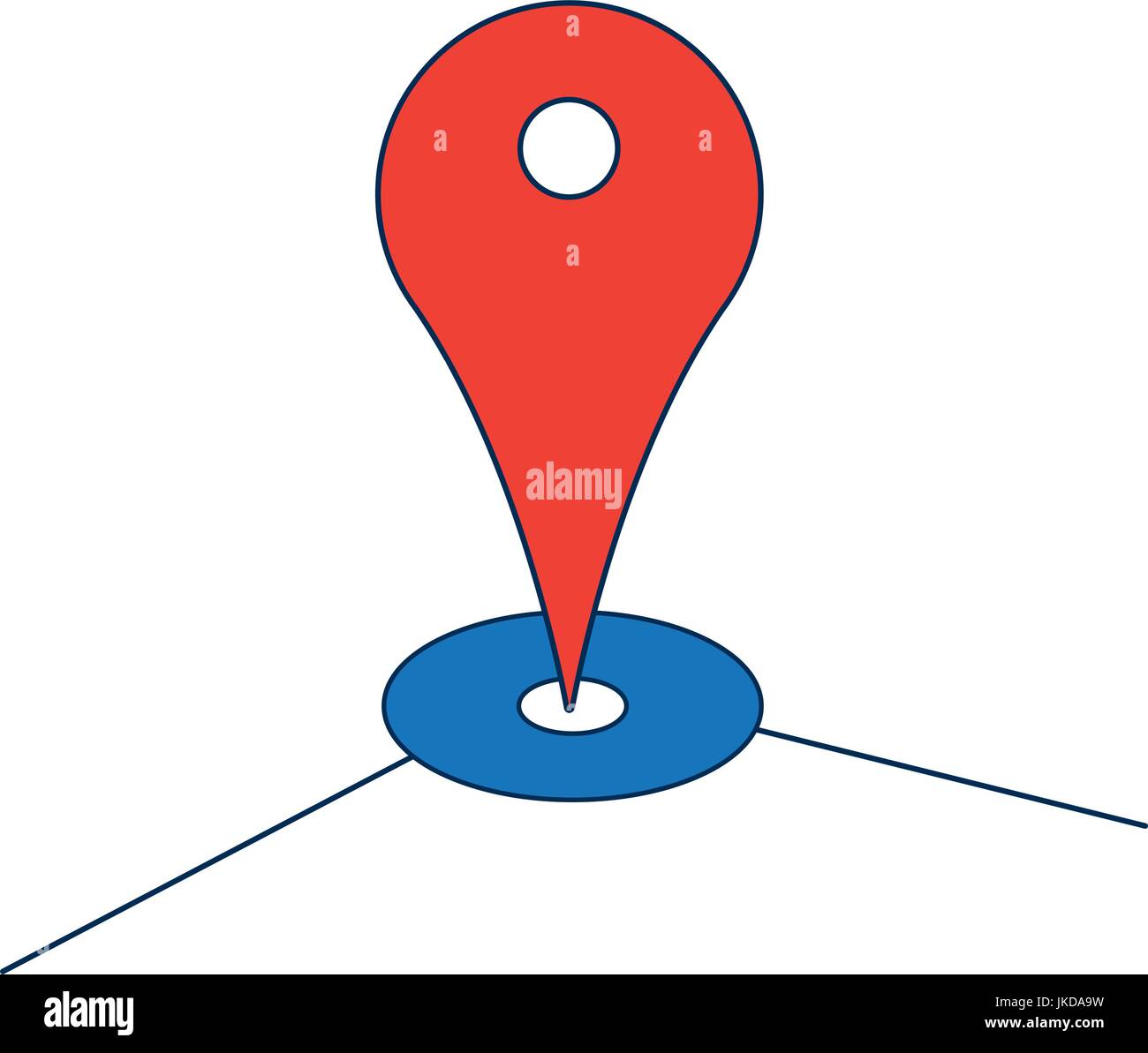 pointer map navigation gps guide app Stock Vector Image & Art - Alamy