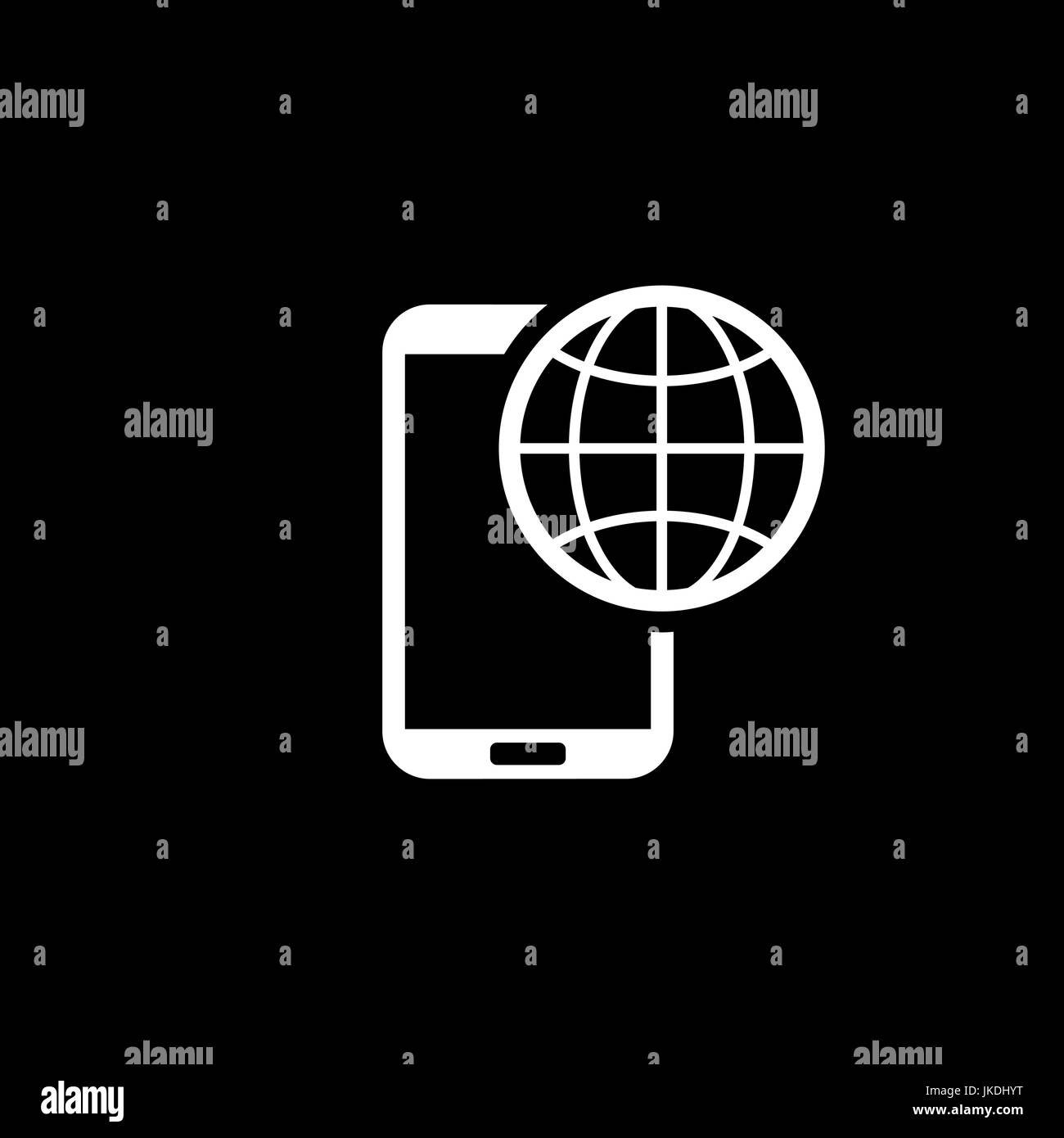 International Roaming Icon. Flat Design Stock Vector Image & Art - Alamy