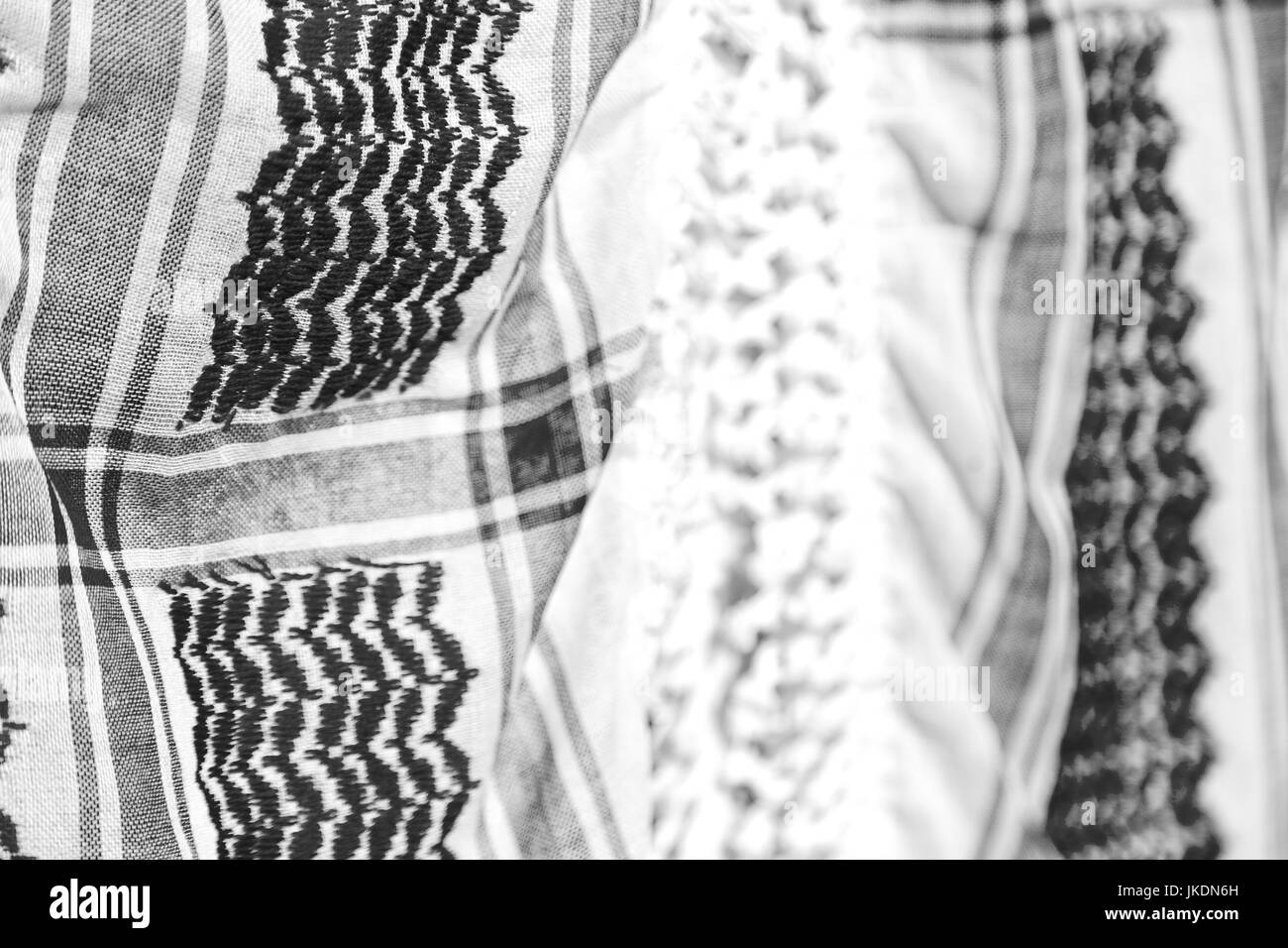 the texture of the cotton traditional symbolic arabian scarf like ...