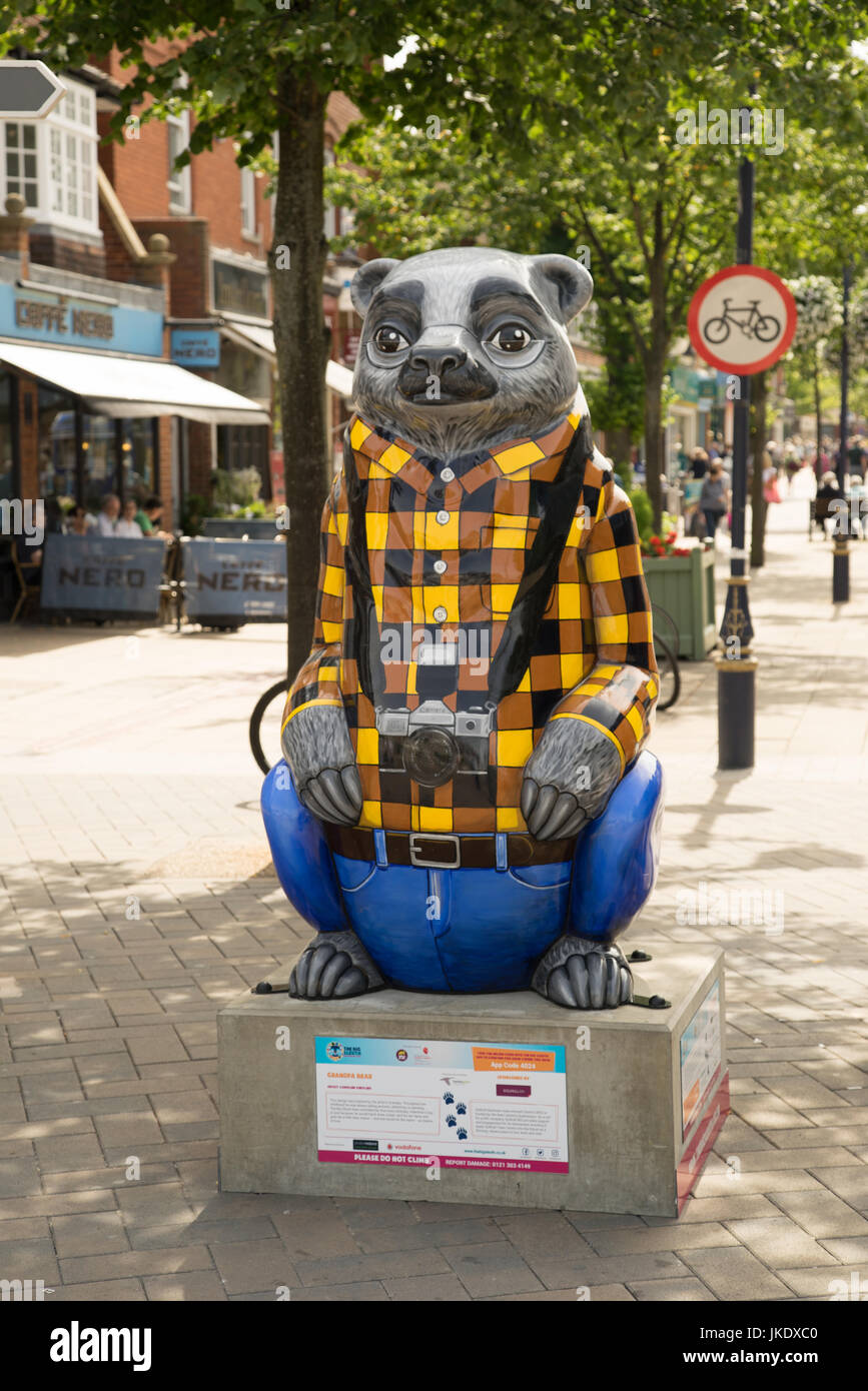 The Big Sleuth, Birmingham, Grandpa Bear Solihull, Summer 2017 Stock ...