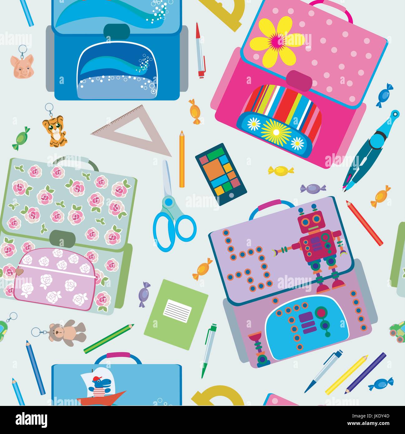 School backpack cartoon Stock Vector Images - Alamy