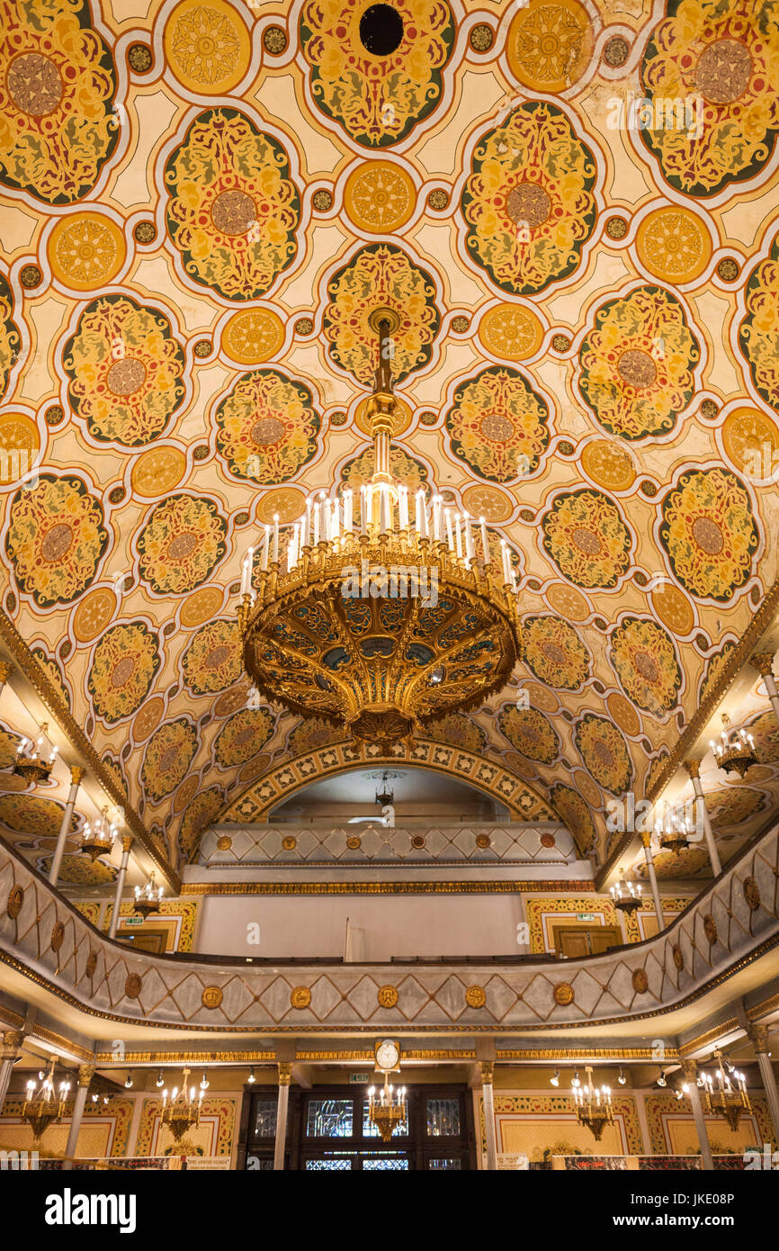 Romania, Bucharest, Grand Synagogue, interior Stock Photo - Alamy