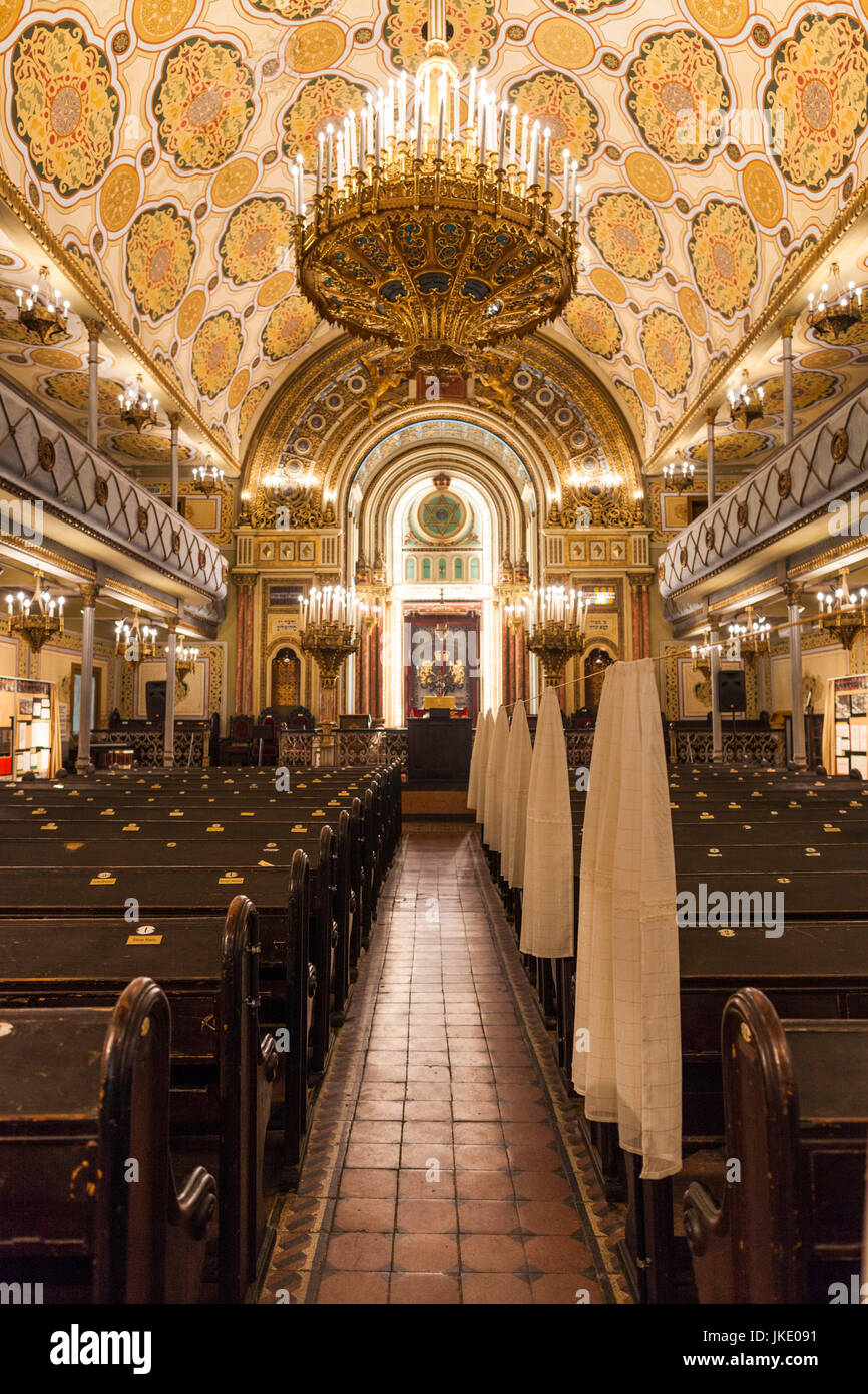 Romania, Bucharest, Grand Synagogue, interior Stock Photo - Alamy