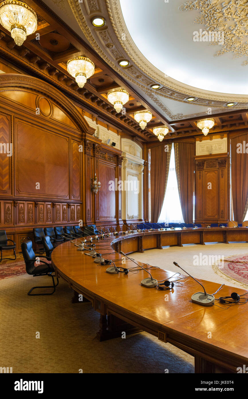 Romania, Bucharest, Palace of Parliament, world's second-largest ...