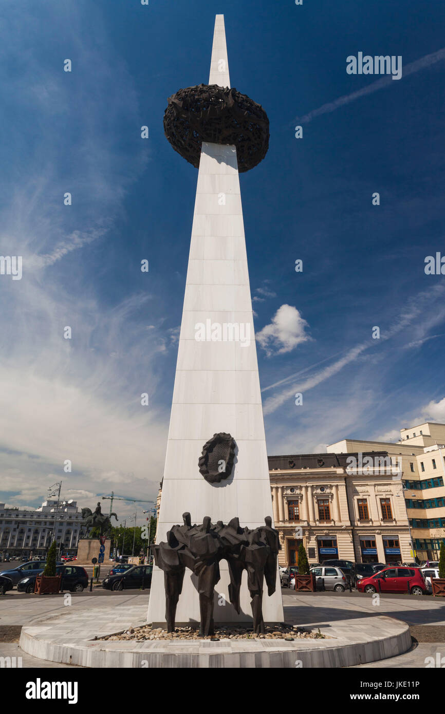 Memorial rebirth monument bucharest romania hi-res stock photography ...
