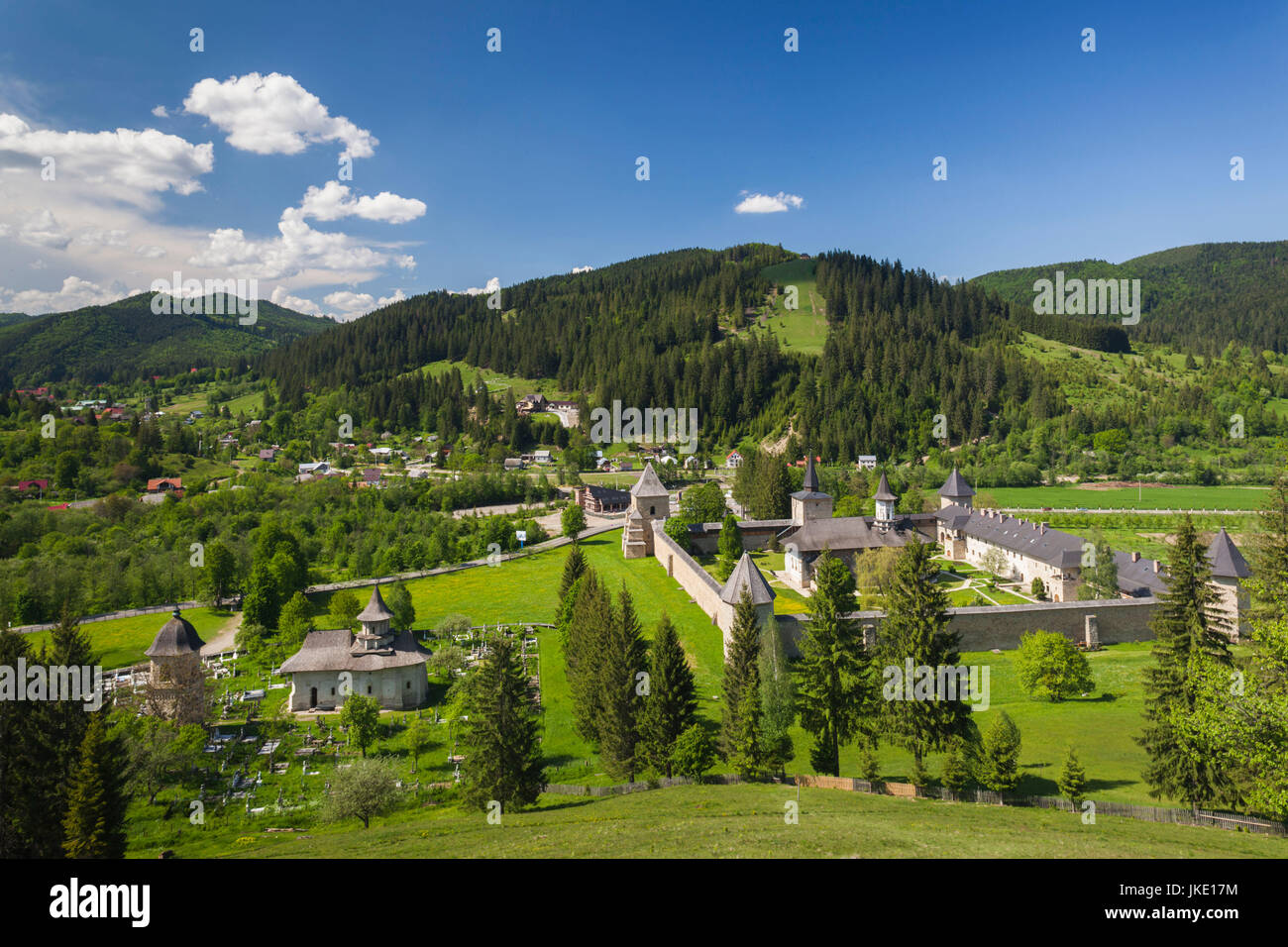 Romania, Bucovina Region, Bucovina Monasteries, Sucevita, Sucevita ...