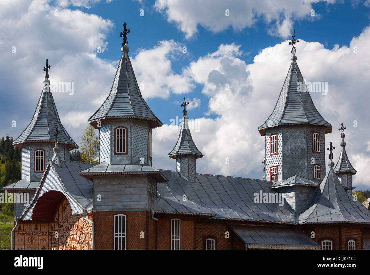 Romania, Bucovina Region, Rodna Mountains National Park, Sesuri, ski ...