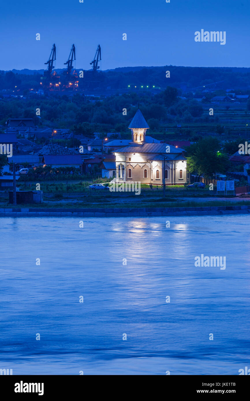 Romania, Danube River Delta, Tulcea, Orthodox Church by the Danube ...