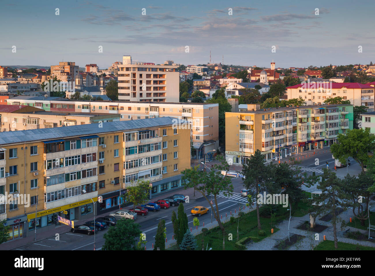 Romania, Danube River Delta, Tulcea, elevated city view Stock Photo - Alamy