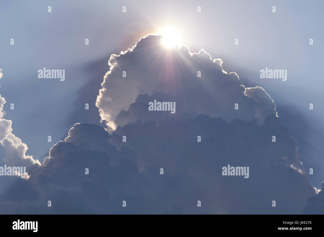 beautiful light from cloud Stock Photo - Alamy