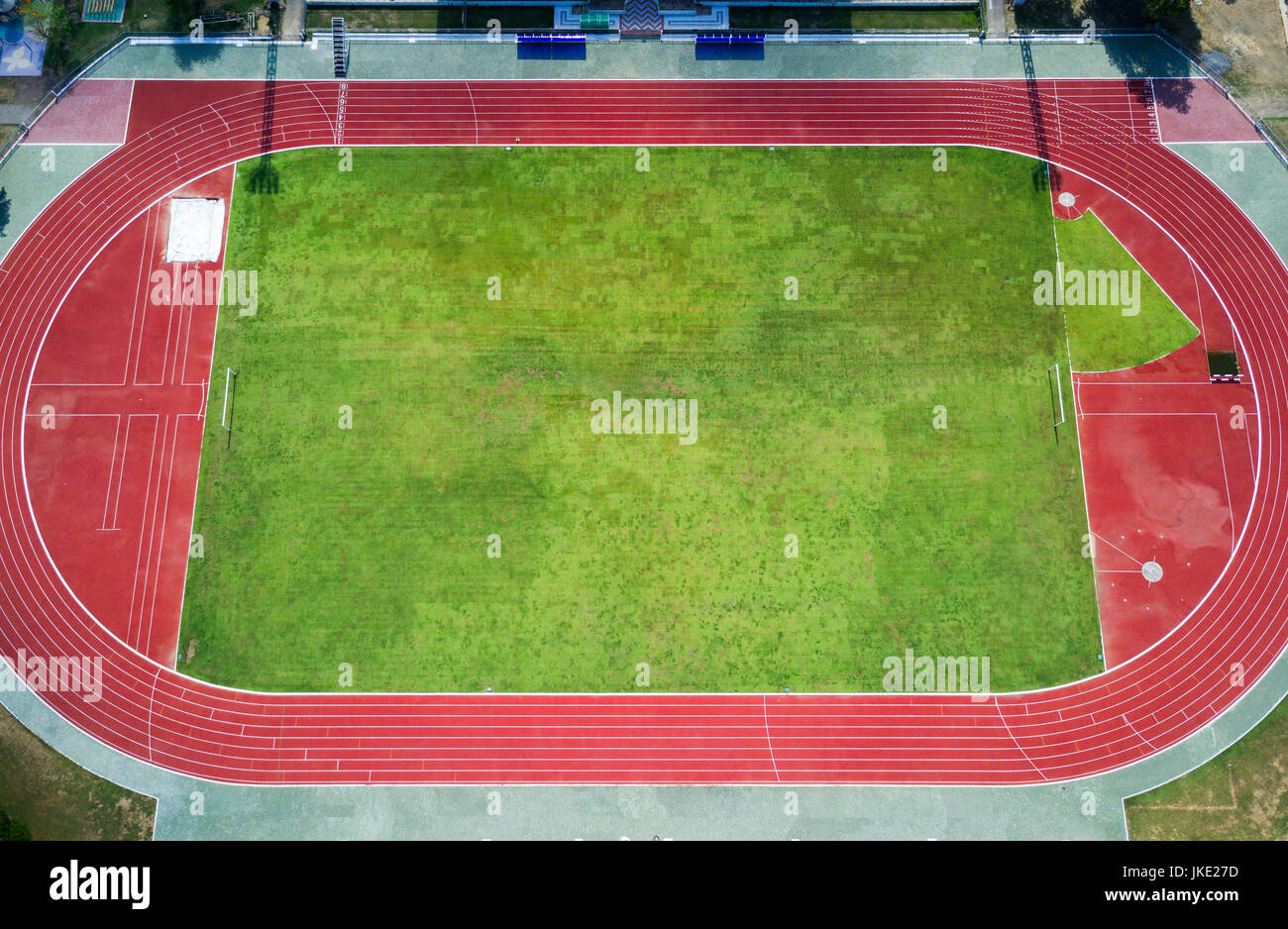 Drone football field hi-res stock photography and images - Alamy