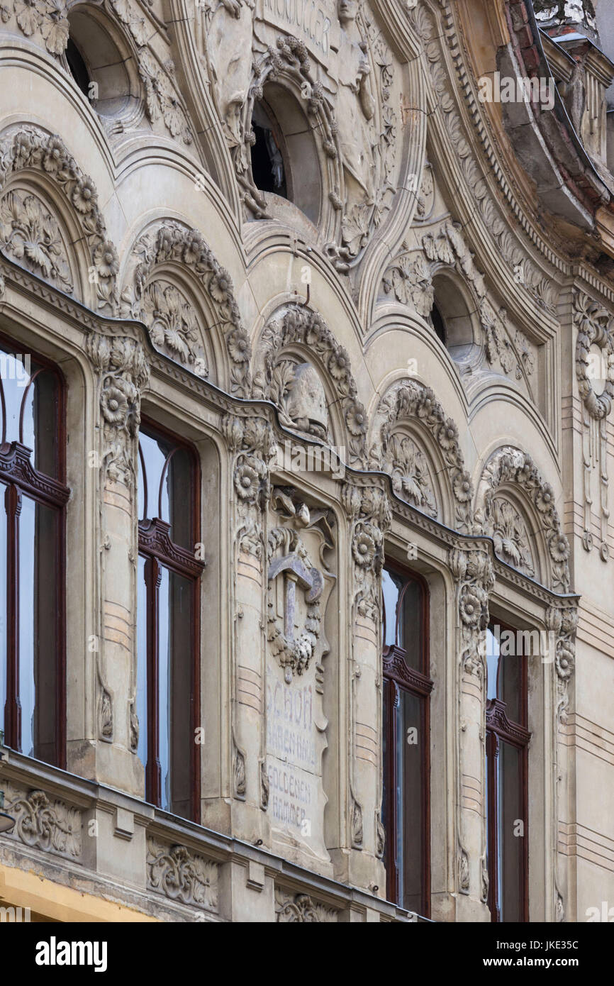Romania, Transylvania, Brasov, building detail Stock Photo - Alamy