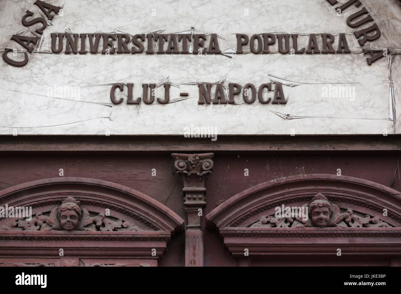 Romania, Transylvania, Cluj Napoca, Cluj Napoca University building ...