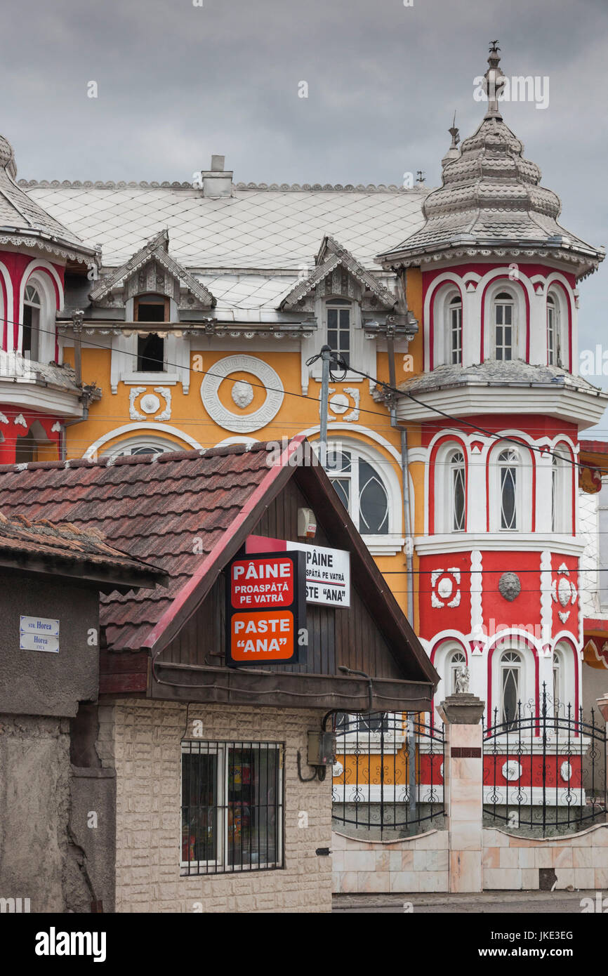 Romania, Transylvania, Huedin, Roma Palaces, large houses built by ...