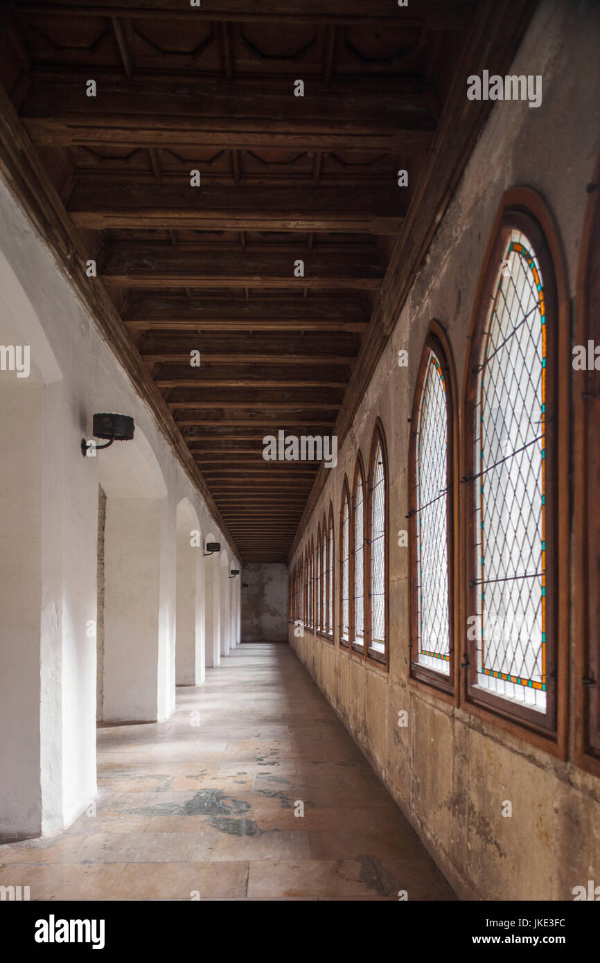 Romania, Transylvania, Hunedoara, Corvin Castle, interior Stock Photo ...