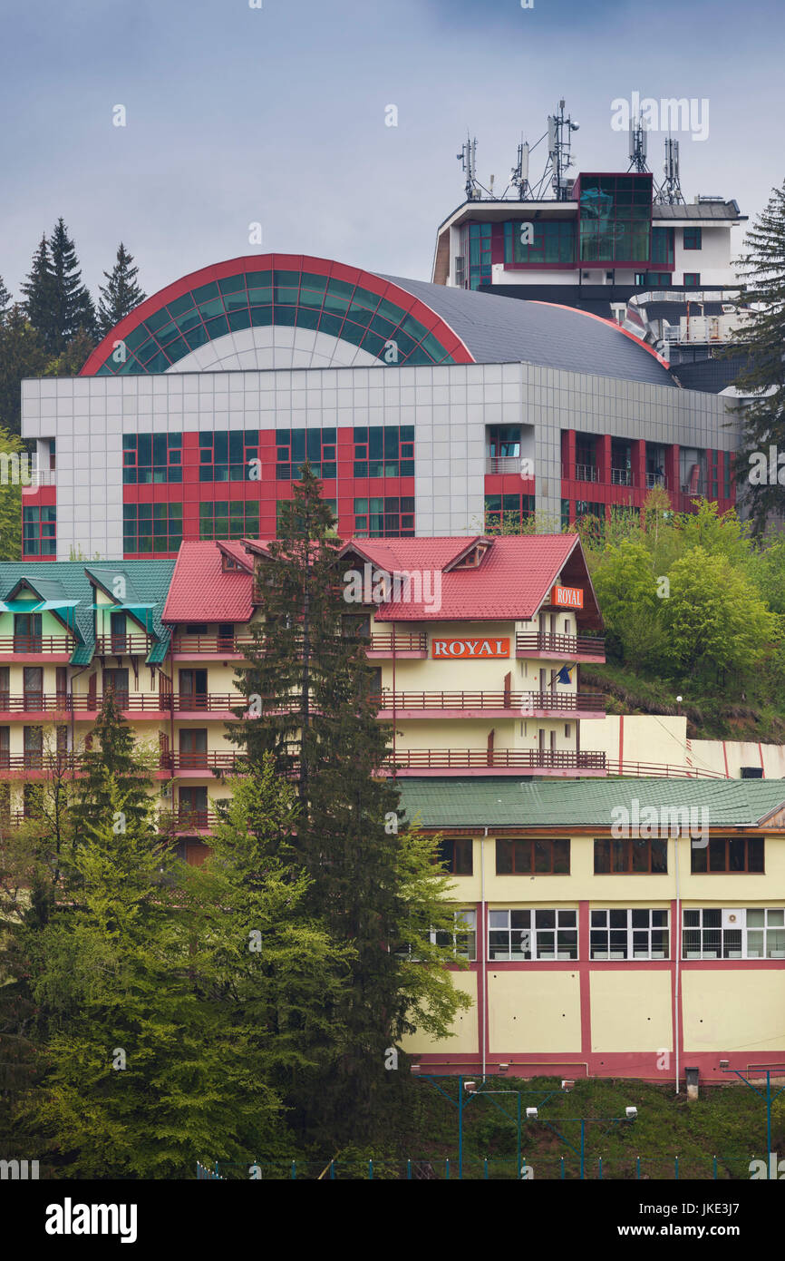 Romania, Transylvania, Poiana Brasov, ski resort town, resort hotels ...
