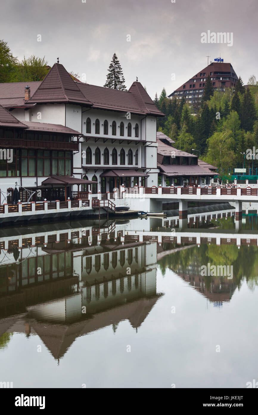 Romania, Transylvania, Poiana Brasov, ski resort town, resort hotels ...